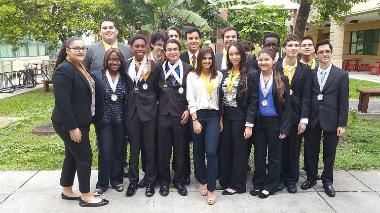 ADOM :: 19 Msgr. Pace High students win Future Business Leaders of ...