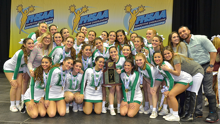 ADOM :: St. Brendan cheerleaders win state title