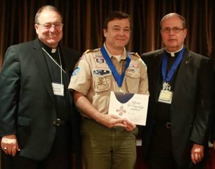ADOM :: Scouts recognize St. Rose of Lima parishioner Barry Ekle