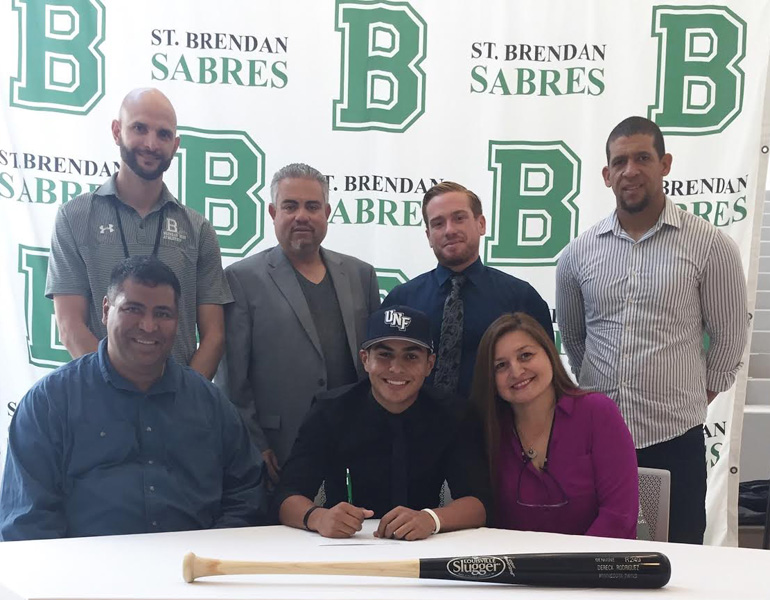 ADOM :: St. Brendan High baseball player signs with North Florida U.