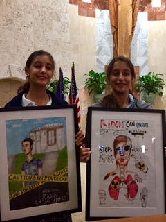 ADOM :: Sts. Peter and Paul student honored for radon poster