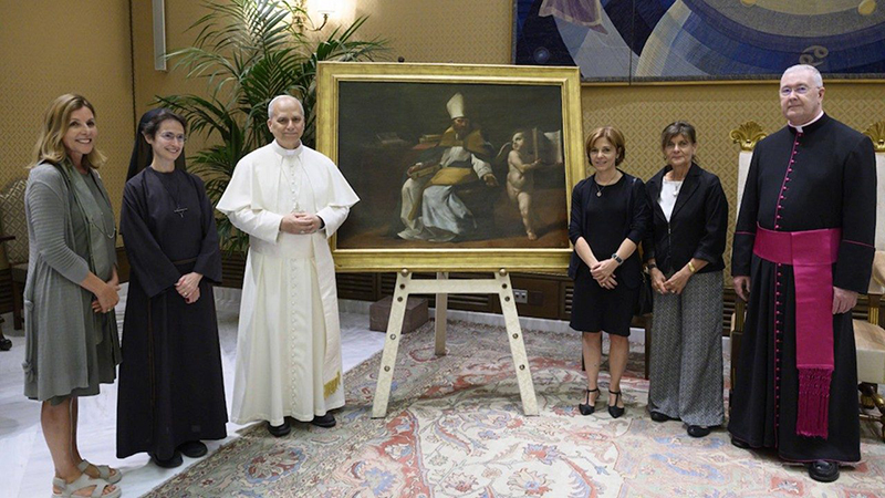 ADOM :: Vatican Museums delegation presents restored St. Augustine ...