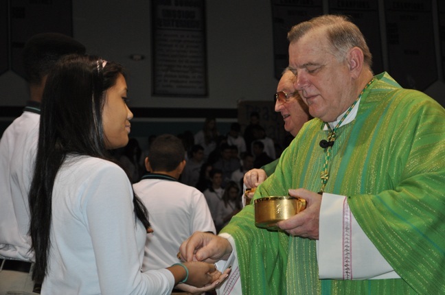 ADOM :: Archbishop visits McCarthy High