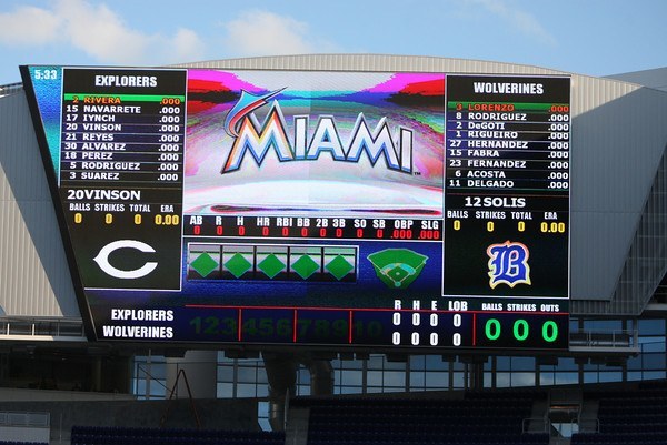 ADOM :: Belen, Columbus inaugurate Marlins Park