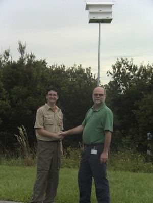 ADOM :: Gibbons student helps birds as he soars toward Eagle Scout rank