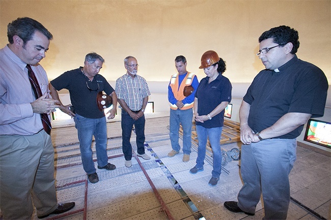 ADOM :: Changing the lights at St. John Bosco