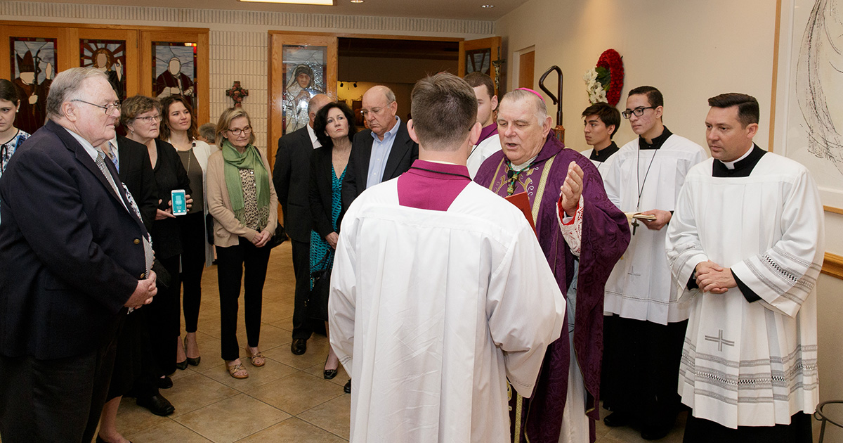 ADOM :: Our Lady of Mercy dedicates Father Michael Sullivan Hall