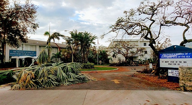 ADOM :: Principal leads hurricane clean-up at Key West school