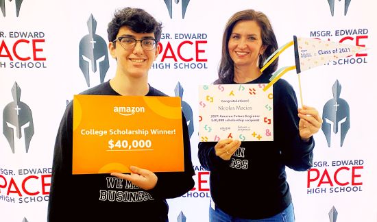 ADOM :: Another Pace student wins Amazon Future Engineer Scholarship
