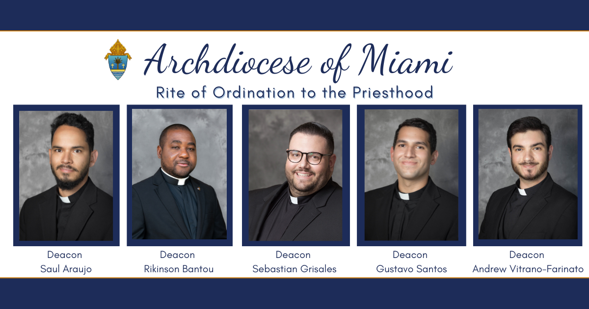 ADOM :: Livestream: Rite of Ordination to the Priesthood