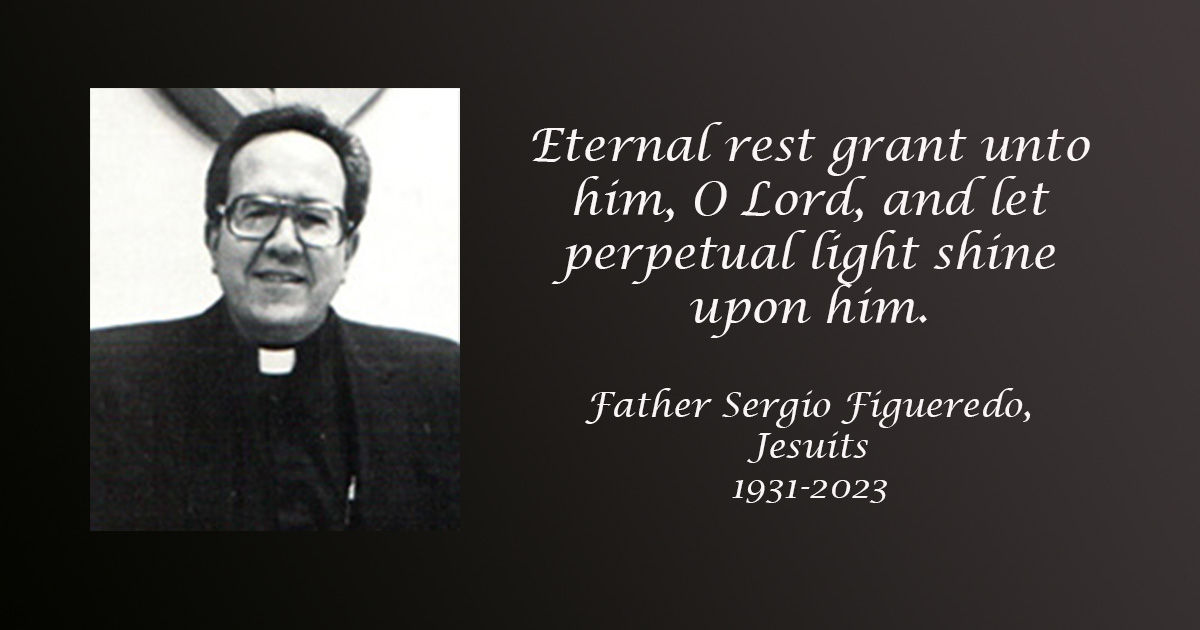 ADOM :: Jesuit Father Sergio Figueredo, 91