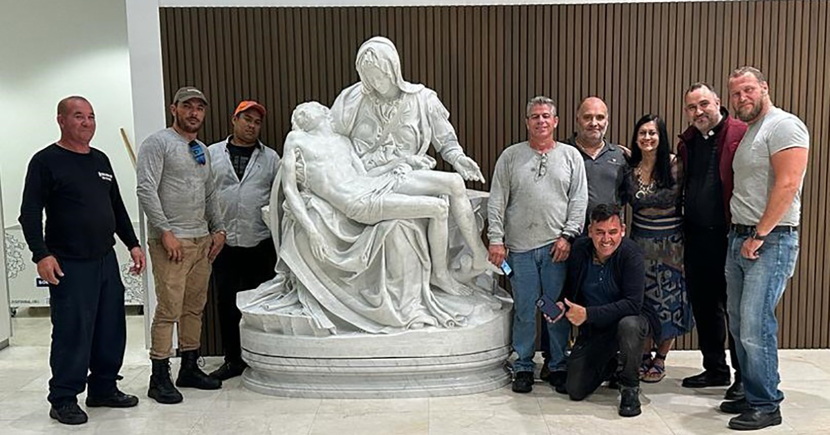 ADOM :: A Michelangelo Pietà comes to Our Lady of Guadalupe