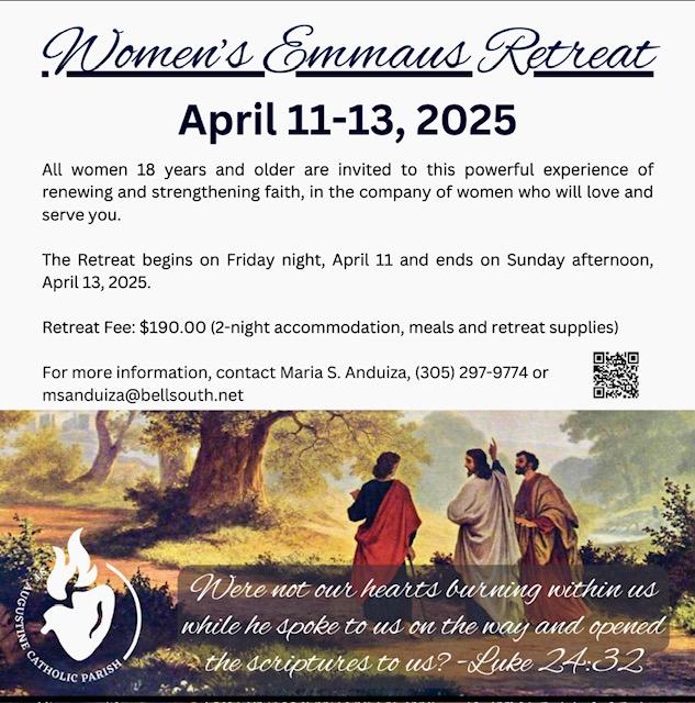 ADOM :: Event - Women's Emmaus Retreat