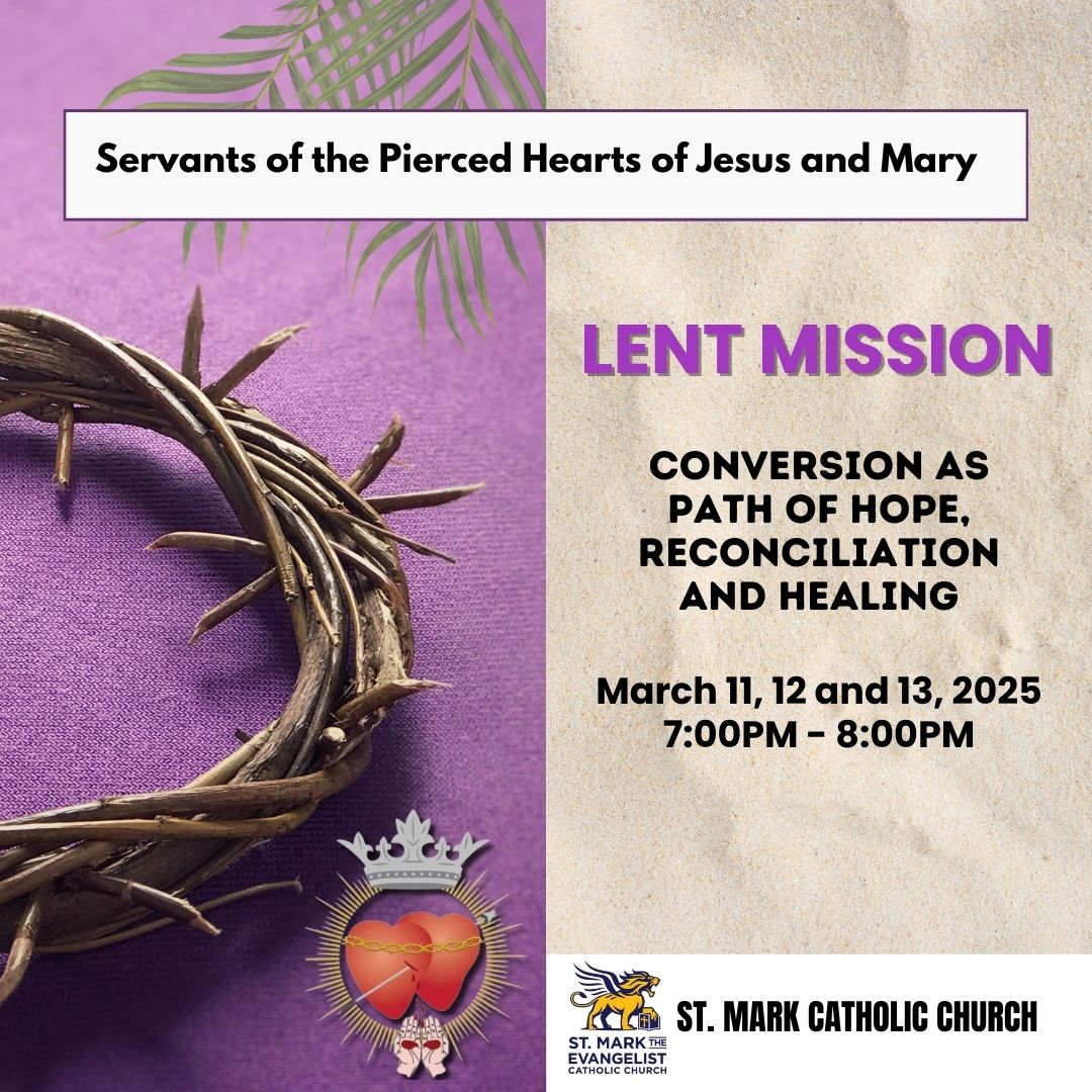ADOM :: Event - St. Mark Lent Mission