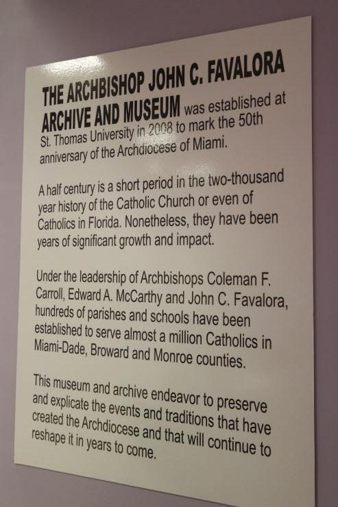 ADOM :: Art and history on display at St. Thomas U.