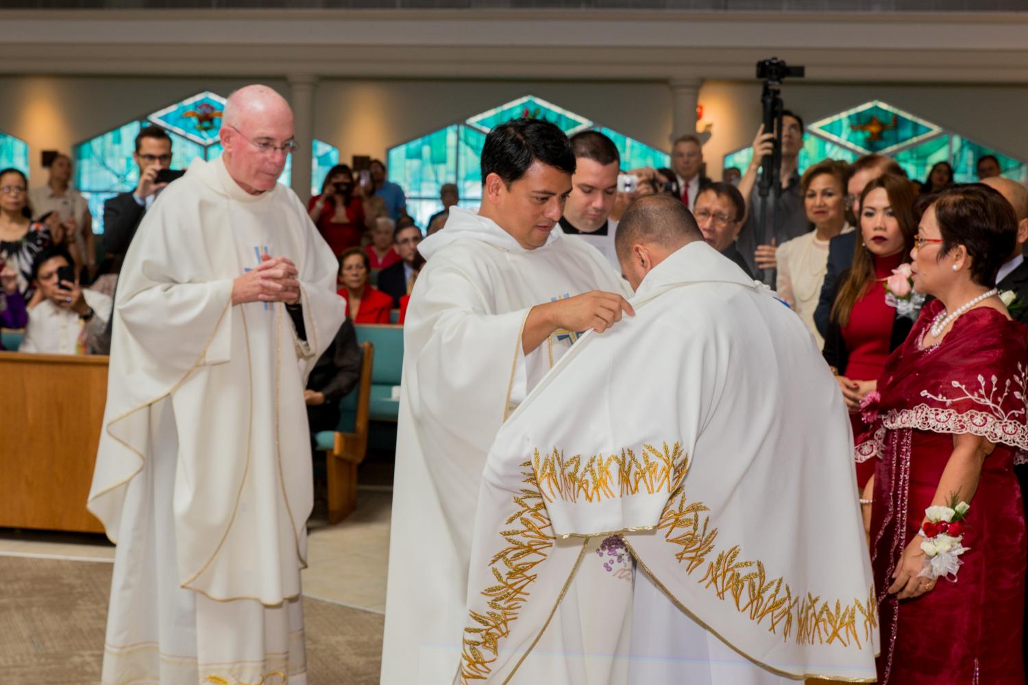 ADOM :: Father Richard Giner ordained for the Trinitarian order