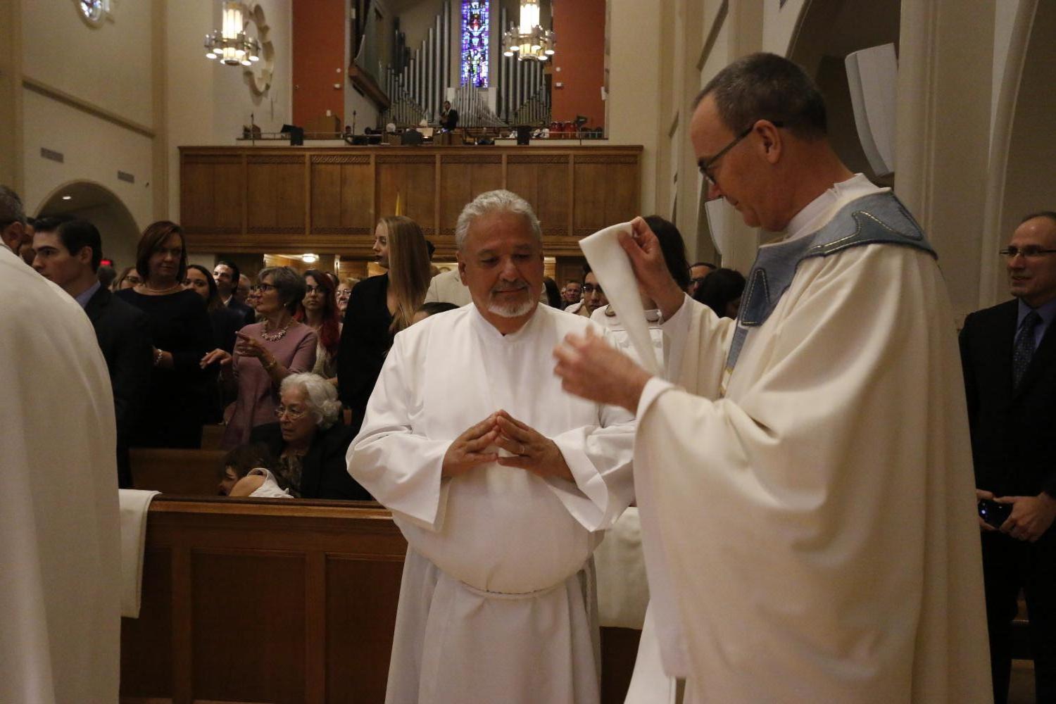 ADOM :: God of surprises leads six to permanent diaconate