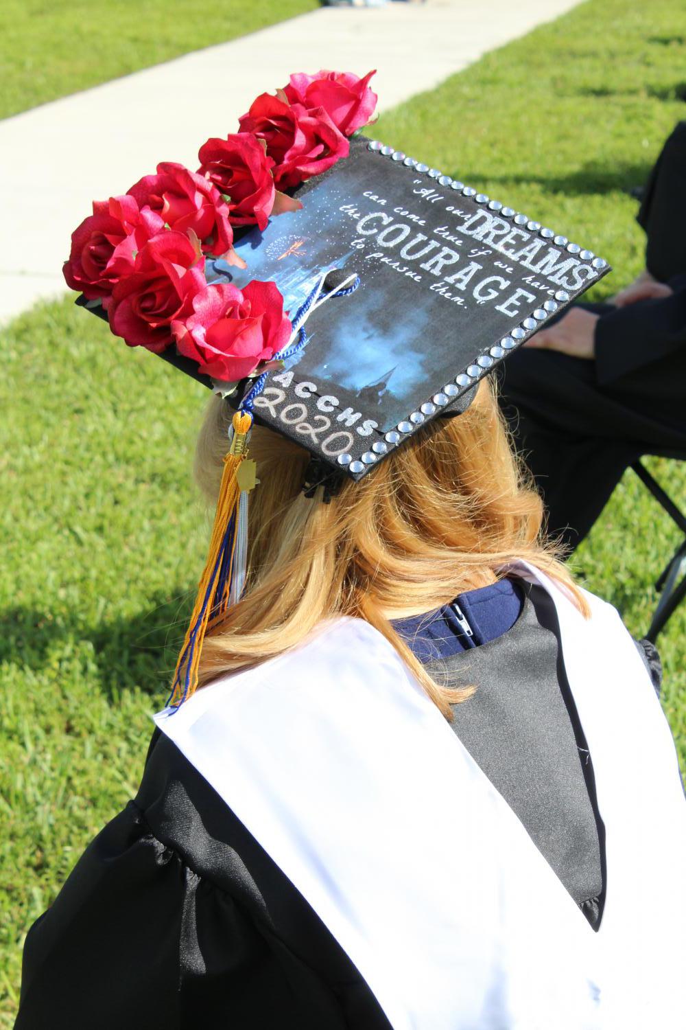 ADOM :: Caps, gowns, diplomas, and face masks