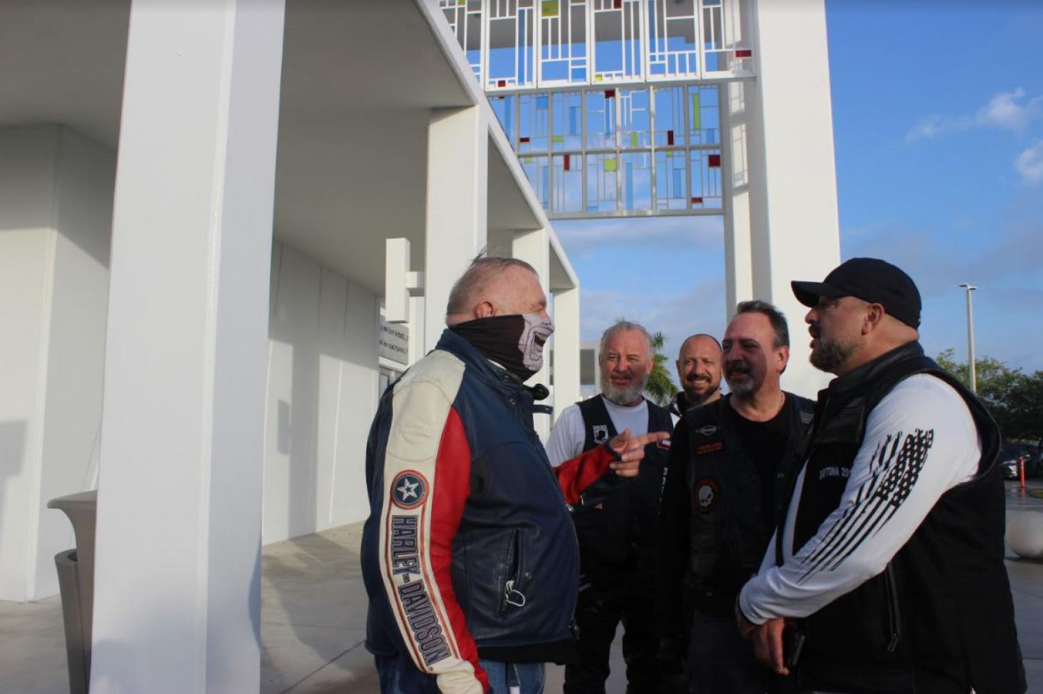 ADOM :: Nearly 250 join archbishop in motorcycle ride for St. Luke's