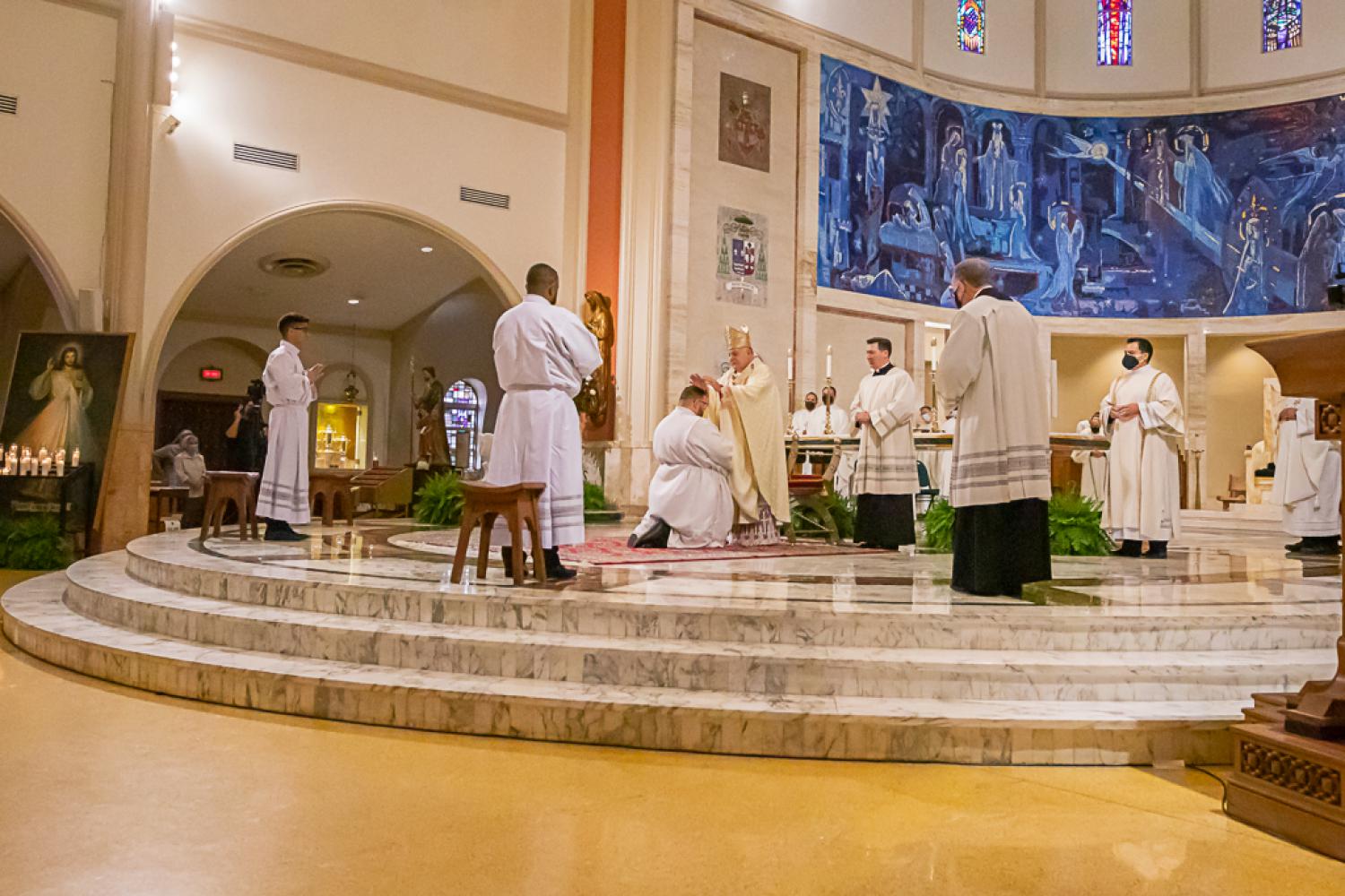 ADOM :: 3 Men ordained deacons