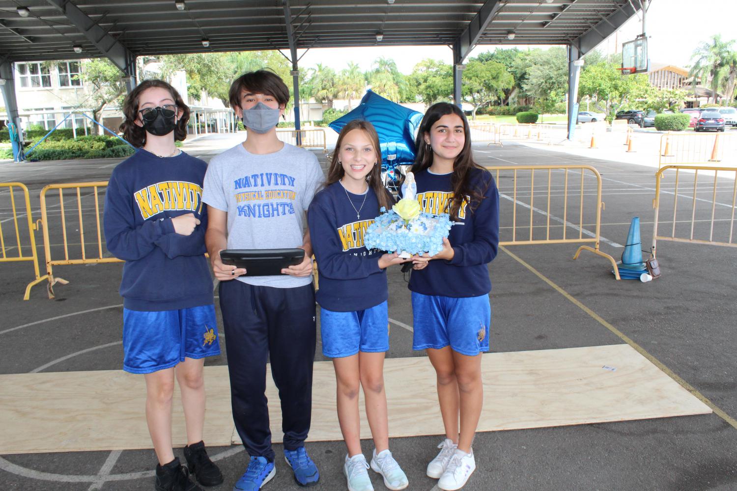 ADOM :: A 'float' of saints at Nativity