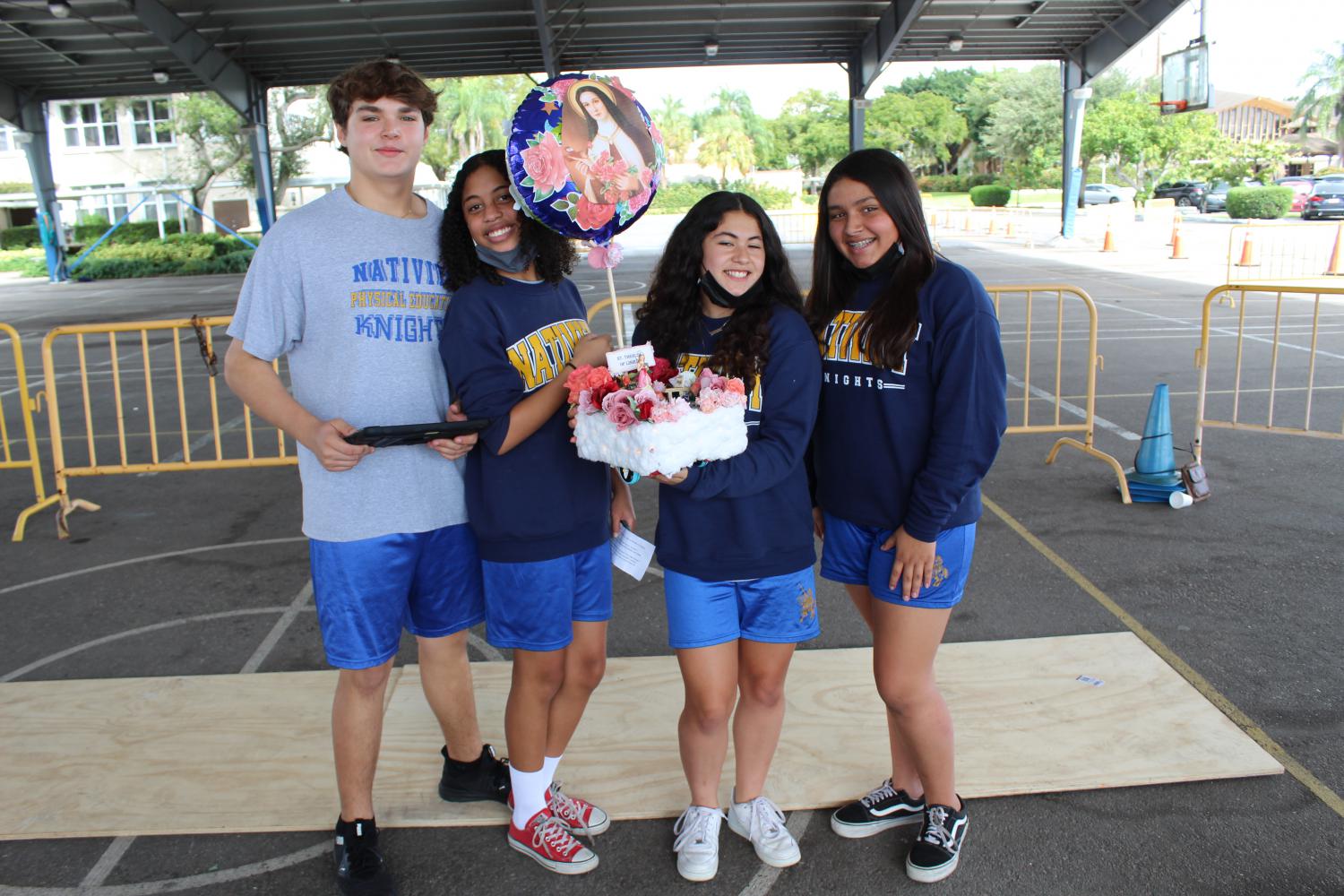 ADOM :: A 'float' of saints at Nativity