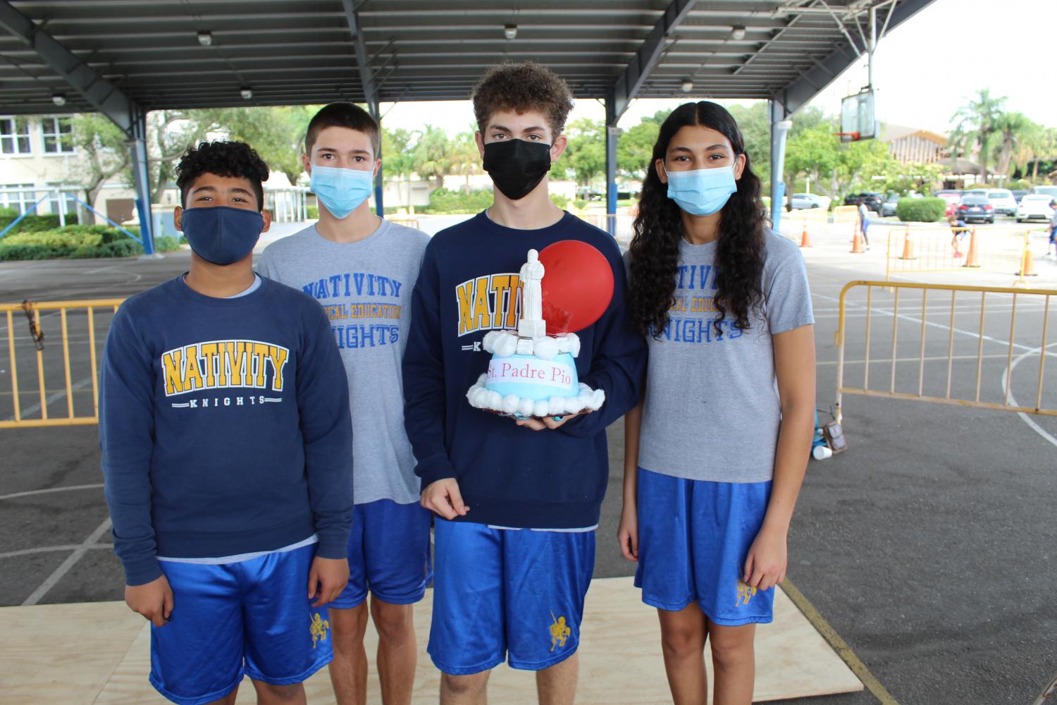 ADOM :: A 'float' of saints at Nativity