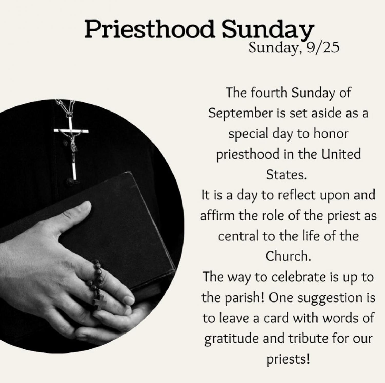 ADOM :: Thanking our priests