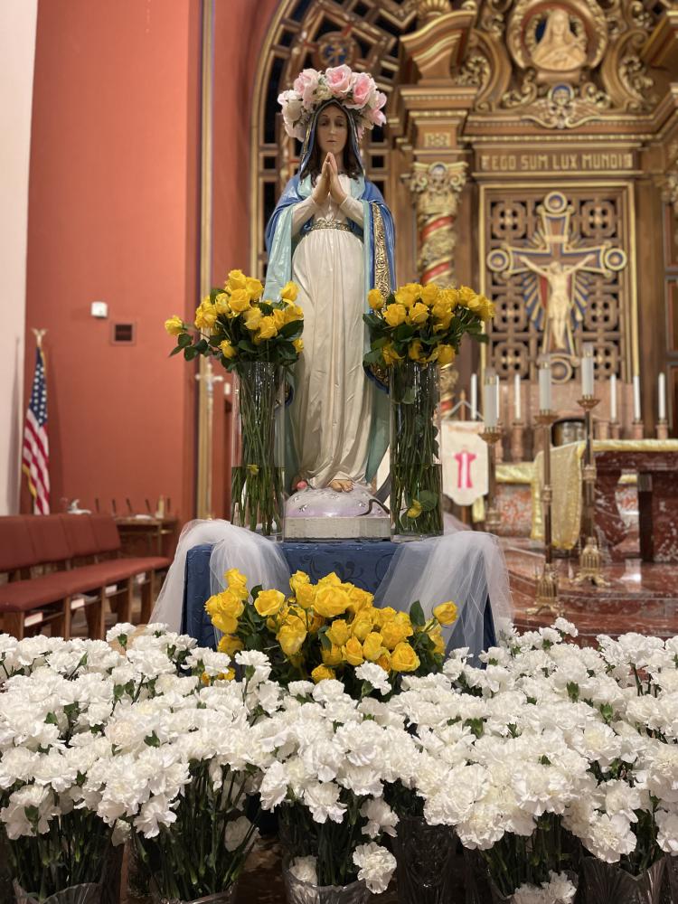 ADOM :: St. Theresa School students devote themselves to Mary