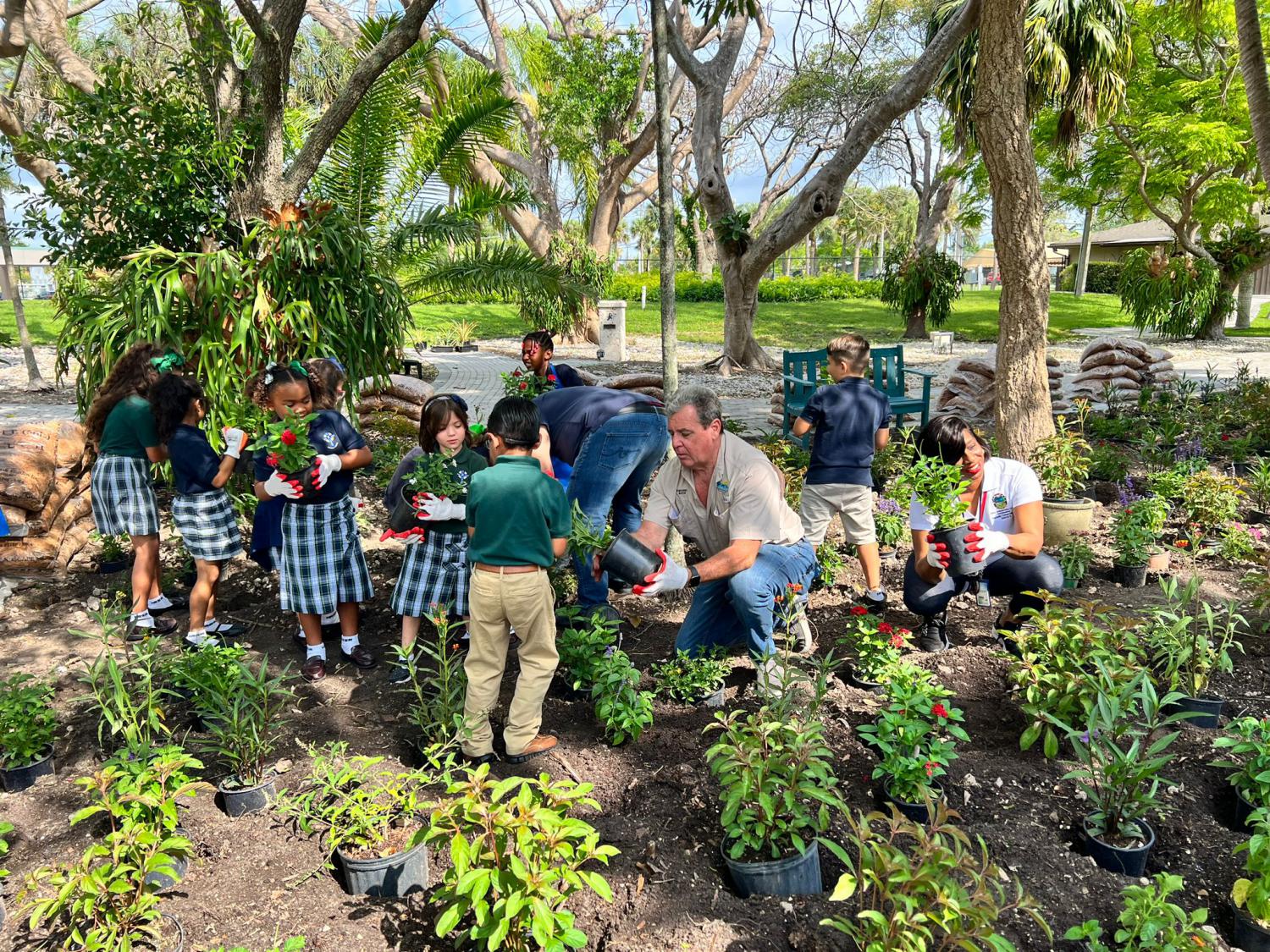 ADOM :: Clean water and butterflies at Holy Rosary St. Richard School