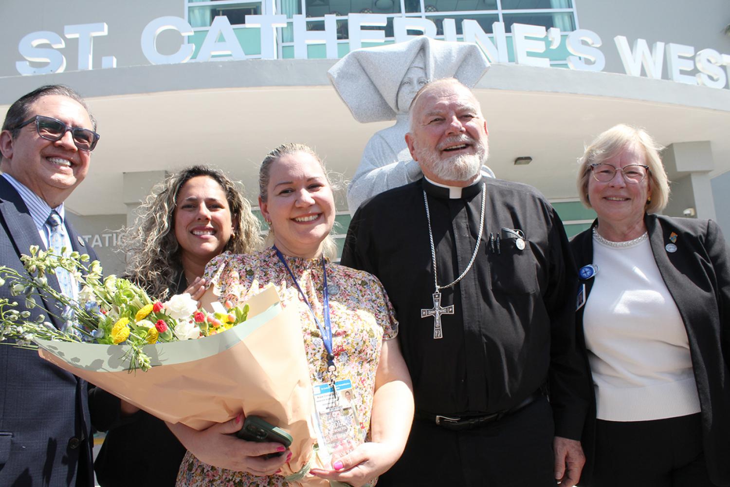 ADOM :: St. Catherine’s West Rehabilitation Hospital unveils new statue ...