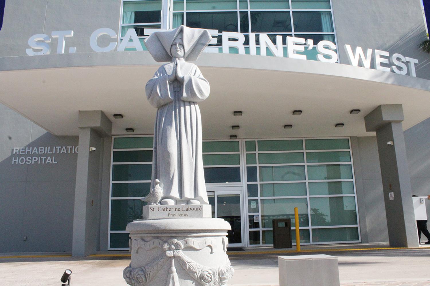 ADOM :: St. Catherine’s West Rehabilitation Hospital unveils new statue ...