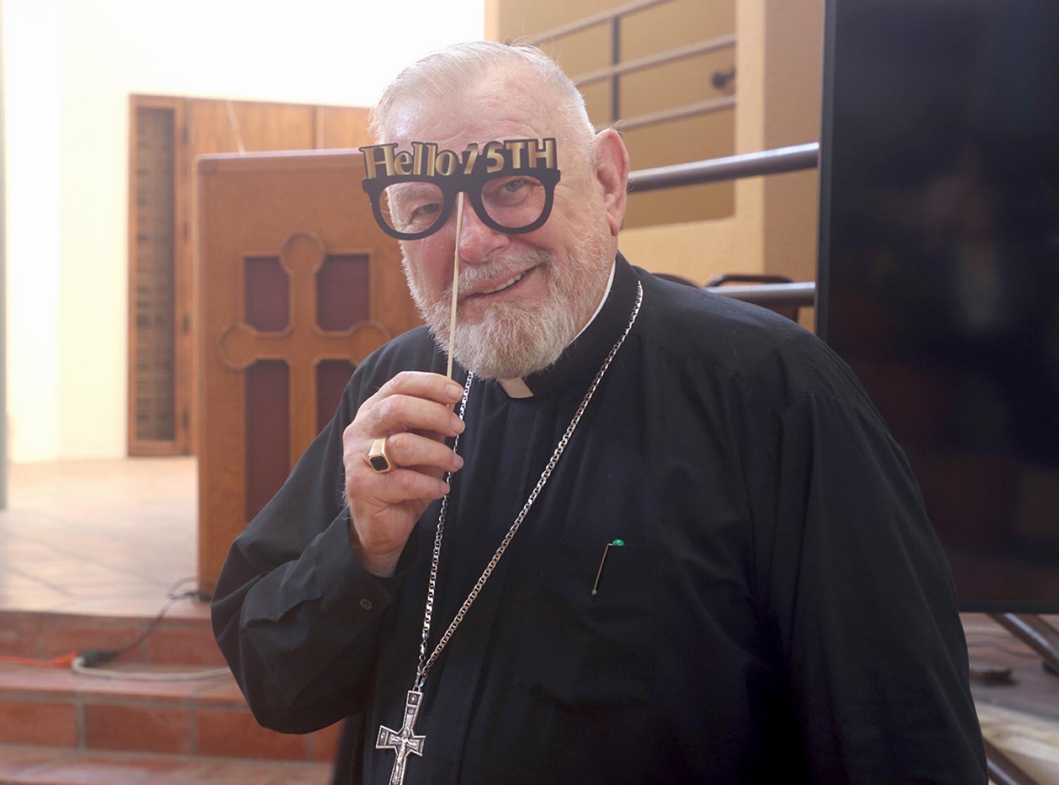 ADOM :: Archbishop Wenski celebrates 75th birthday with Mass and pizza ...